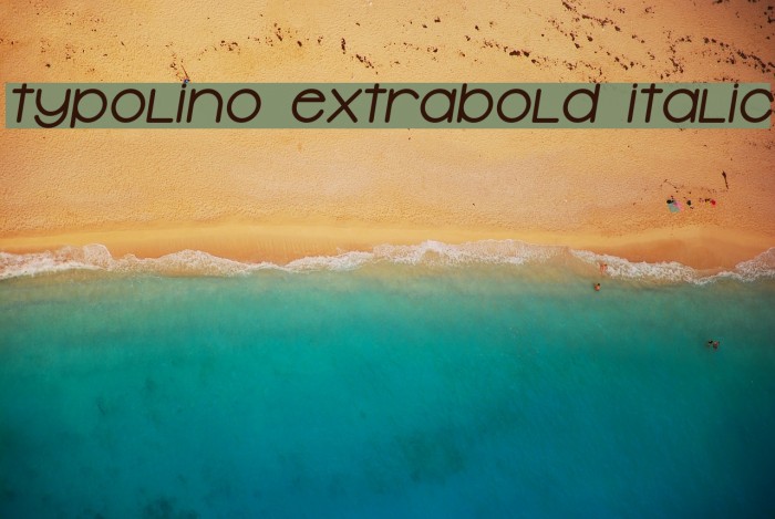 Typolino ExtraBold Italic Font - FFonts.net