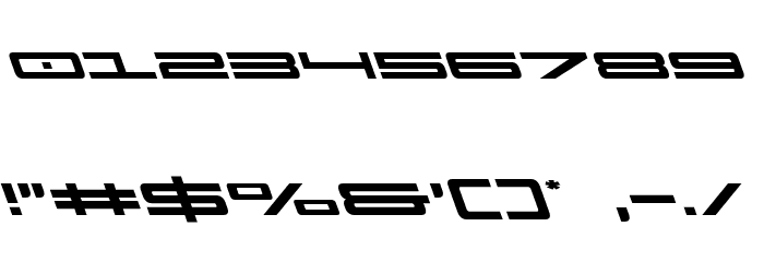 Ultra 911 Leftalic Font - FFonts.net