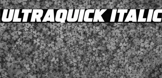Ultraquick Italic Font | Free Download (TTF/OTF) | FFonts.ne