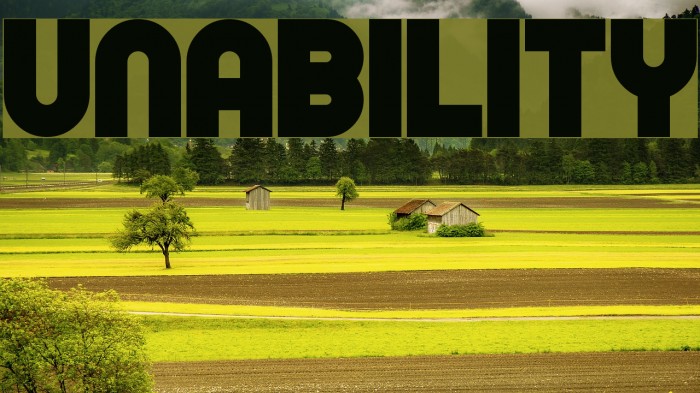 Unability Font - FFonts.net