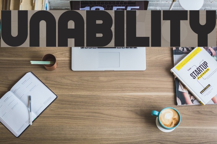 Unability Font - FFonts.net