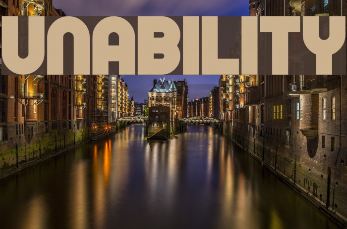 Unability Font - FFonts.net