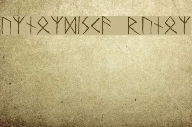 Urnordiska Runor Шрифт - FFonts.net