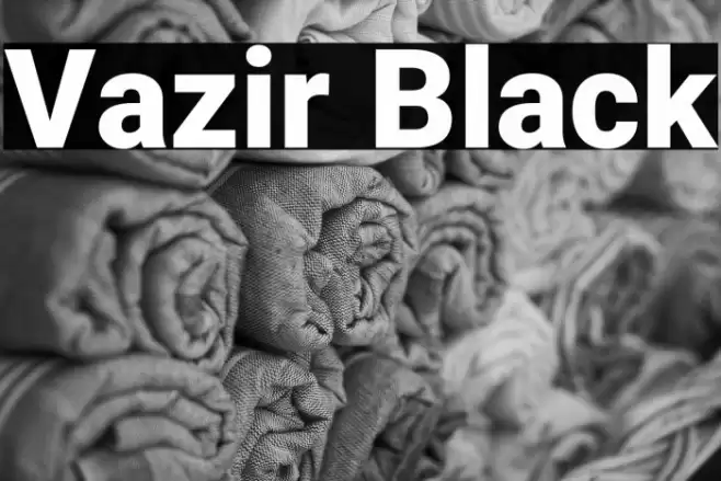 Vazir Black Font | Free Download (TTF/OTF) | FFonts.net
