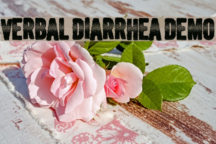 Verbal Diarrhea DEMO Font - FFonts.net
