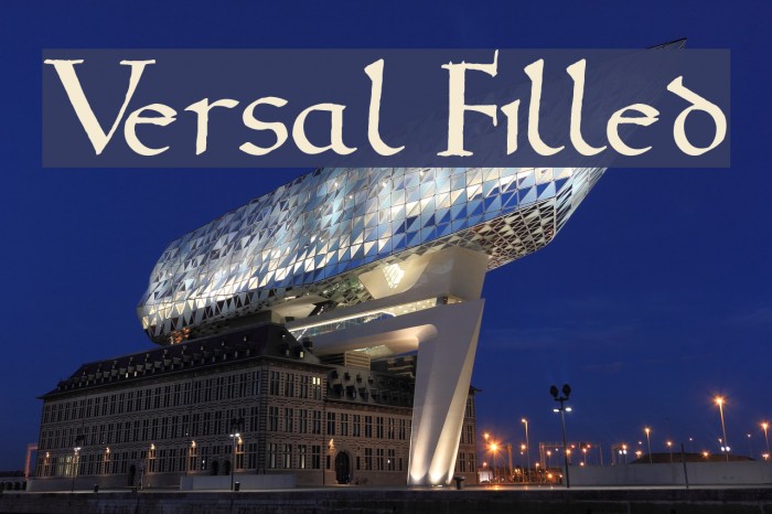 Versal Filled Font - FFonts.net