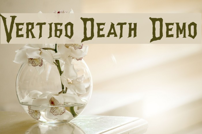 Vertigo Death - Demo Font - FFonts.net