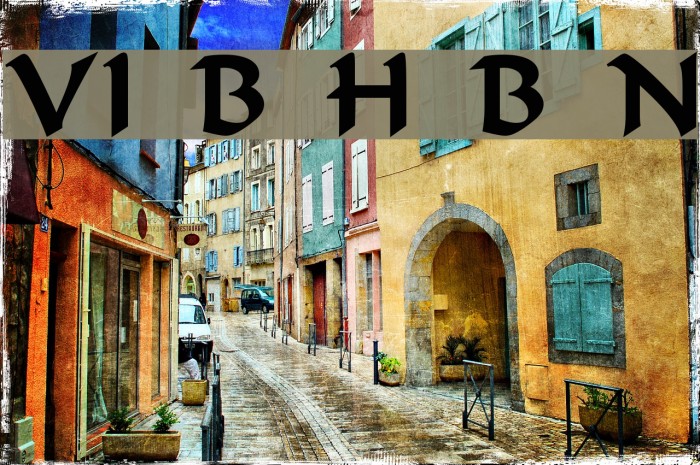 VI Bodacious H [Bum] Normal Font - FFonts.net