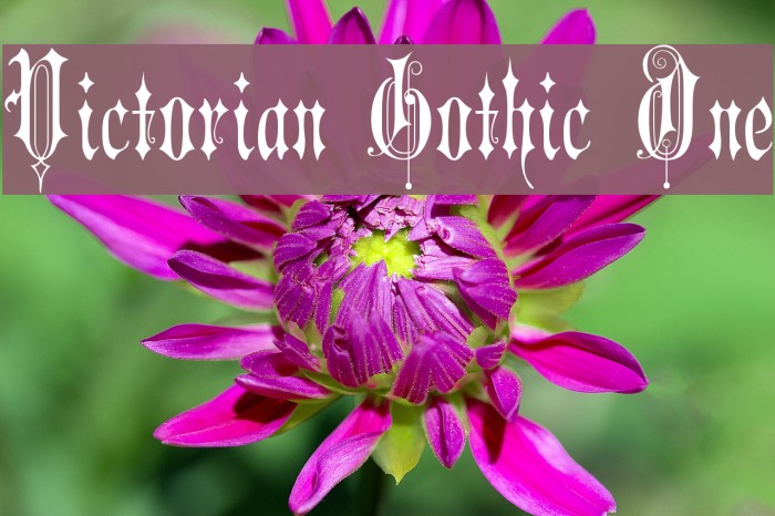 Victorian Gothic One Font - FFonts.net
