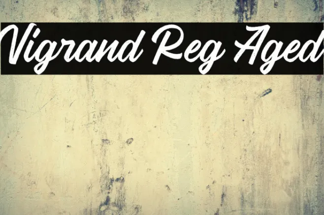 Vigrand Reg Aged Font | Free Download (TTF/OTF) | FFonts.net