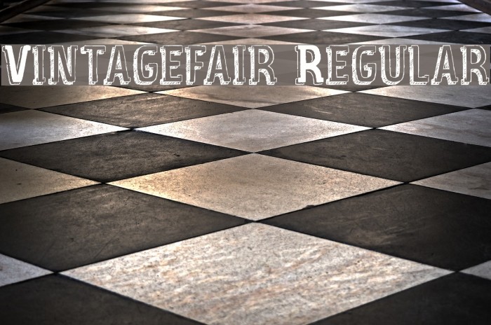 Vintage_fair Regular Font - FFonts.net