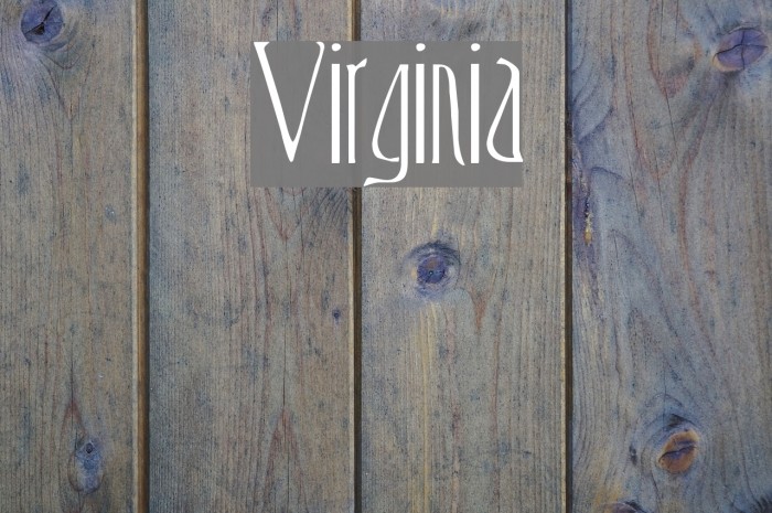 Virginia Font - FFonts.net