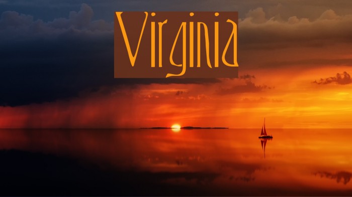 Virginia Font - FFonts.net