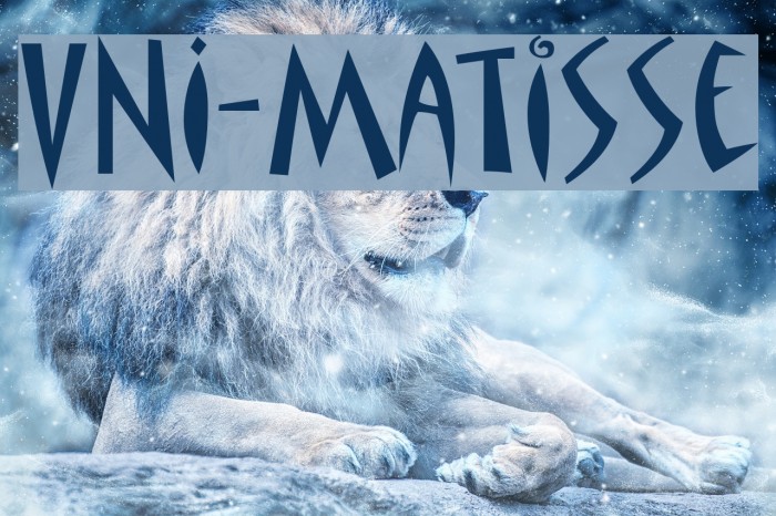 VNI-Matisse Font - FFonts.net