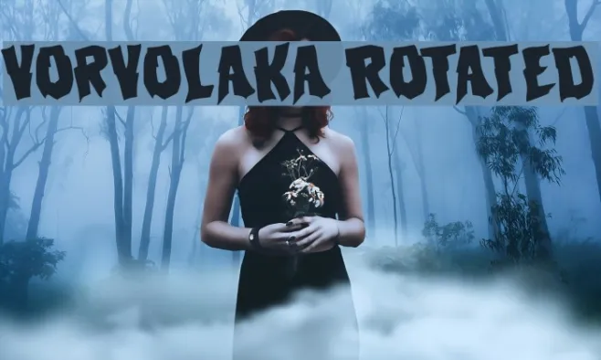 Vorvolaka Rotated Font | Free Download (TTF/OTF) | FFonts.net