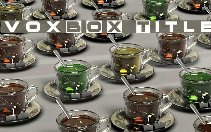 voxBOX Title Font - FFonts.net
