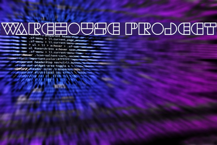 WAREHOUSE PROJECT Font - FFonts.net