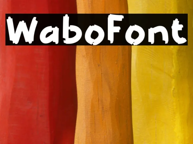 Wablo الخط - FFonts.net