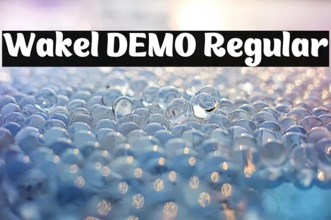 Wakel DEMO Regular Font | Free Download (TTF/OTF) | FFonts.net