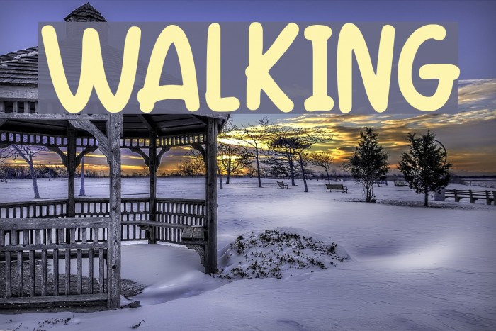 Walking Font - FFonts.net