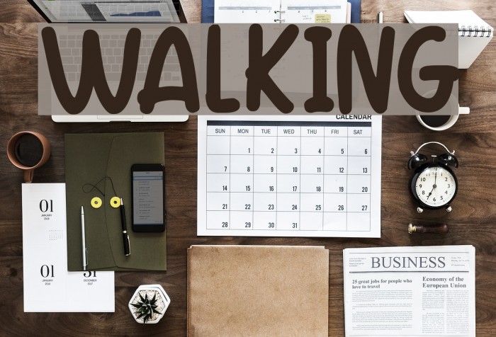 Walking Font - FFonts.net