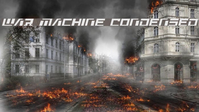War Machine Condensed Font - FFonts.net