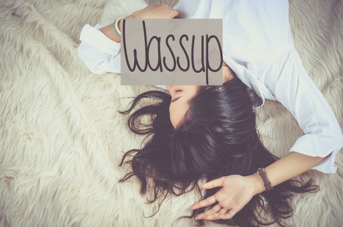 Wassup Font - FFonts.net