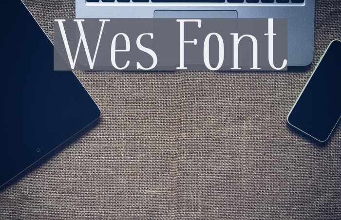 Wes Font - FFonts.net