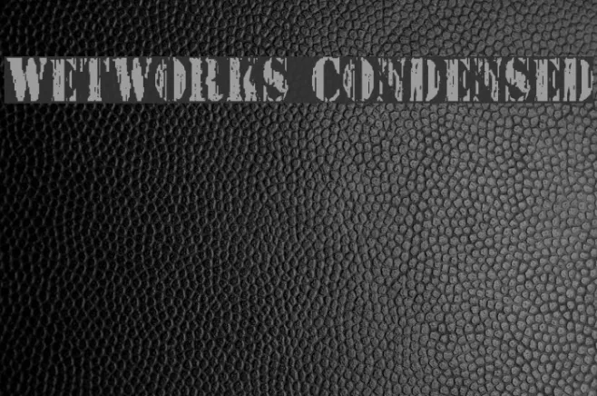 Wetworks Condensed Font | Free Download (TTF/OTF) | FFonts.net