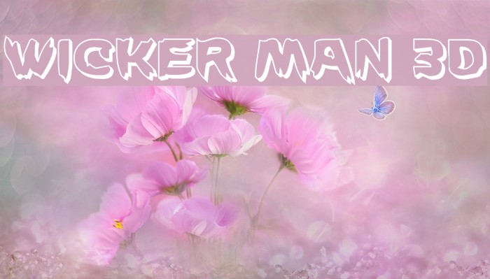 Wicker Man 3D Font - FFonts.net