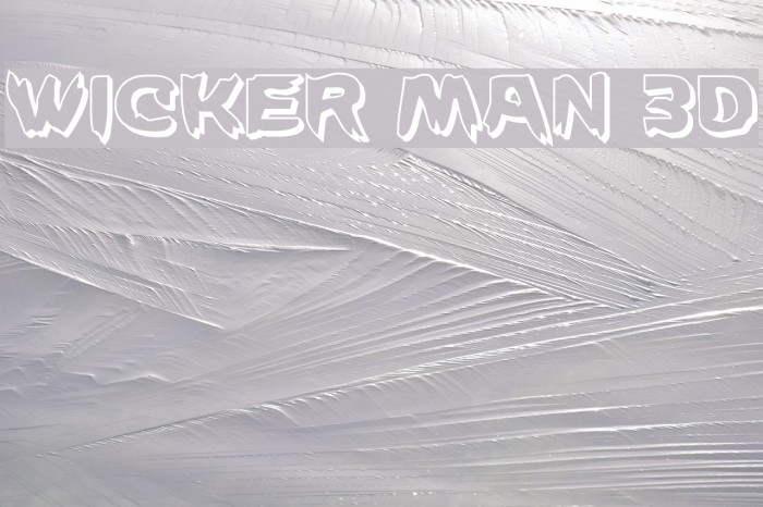 Wicker Man 3D Font - FFonts.net