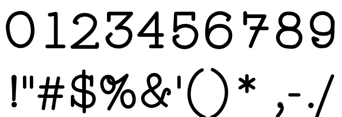 WigendaTypewrite-SemiBold Font - FFonts.net