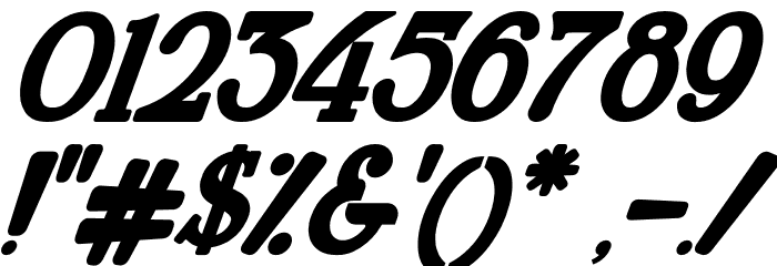 Wilson hawk Italic Font - FFonts.net