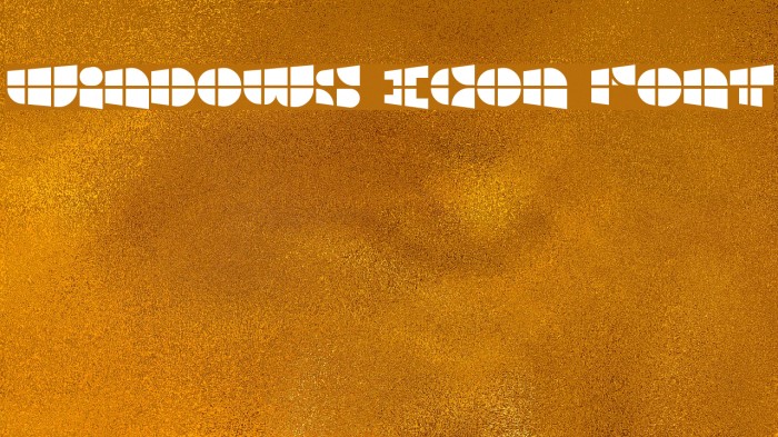 Windows Icon Font Font - FFonts.net