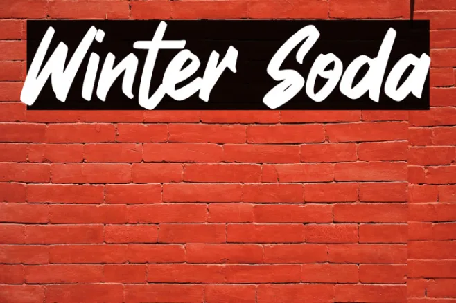 Winter Soda Font | Free Download (TTF/OTF) | FFonts.net