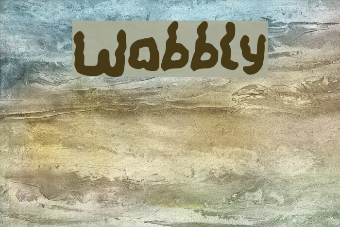 Wobbly Font - FFonts.net