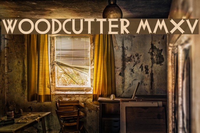 Woodcutter MMXV Font - FFonts.net