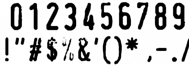 XBAND Rough Font | Free Download (TTF/OTF) | FFonts.net