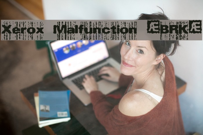 Xerox Malfunction [BRK] Font - FFonts.net