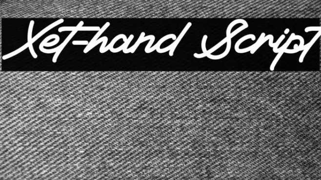 Xet-hand Script Font | Free Download (TTF/OTF) | FFonts.net