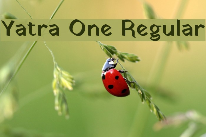 Yatra One Regular Font - FFonts.net
