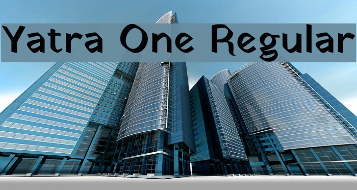 Yatra One Regular Font - FFonts.net