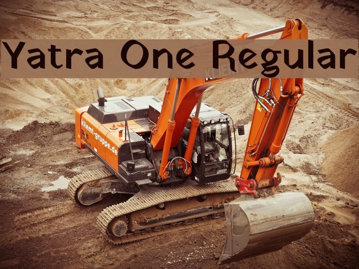 Yatra One Regular Font - FFonts.net