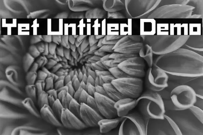 Yet Untitled Demo Font - Free Download (TTF/OTF) | FFonts.ne