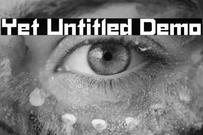 Yet Untitled Demo Font - Free Download (TTF/OTF) | FFonts.ne