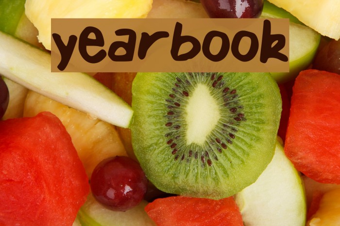 yearbook Font - FFonts.net