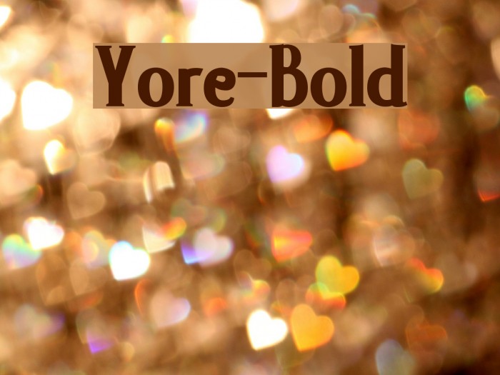 Yore-Bold Font - FFonts.net