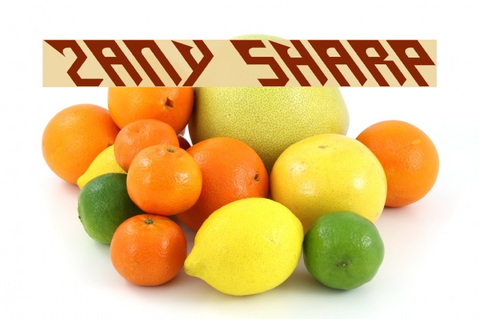 Zany Sharp Font - FFonts.net