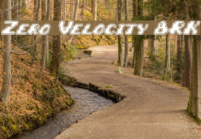 Zero Velocity [BRK] Font - FFonts.net