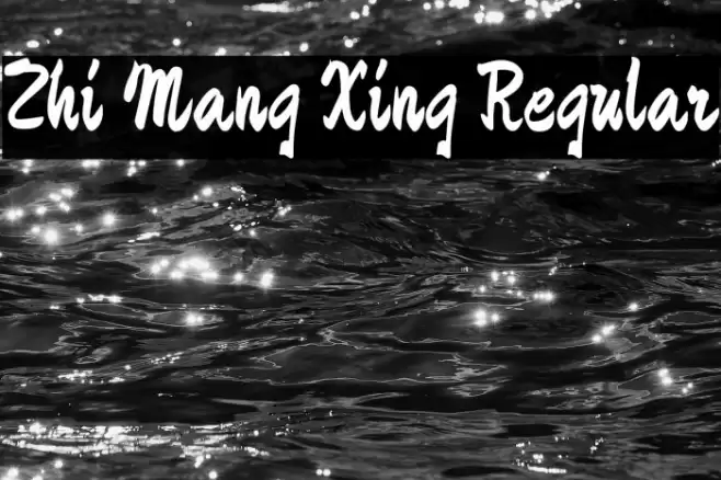 Zhi Mang Xing Regular 字体-FFonts.net